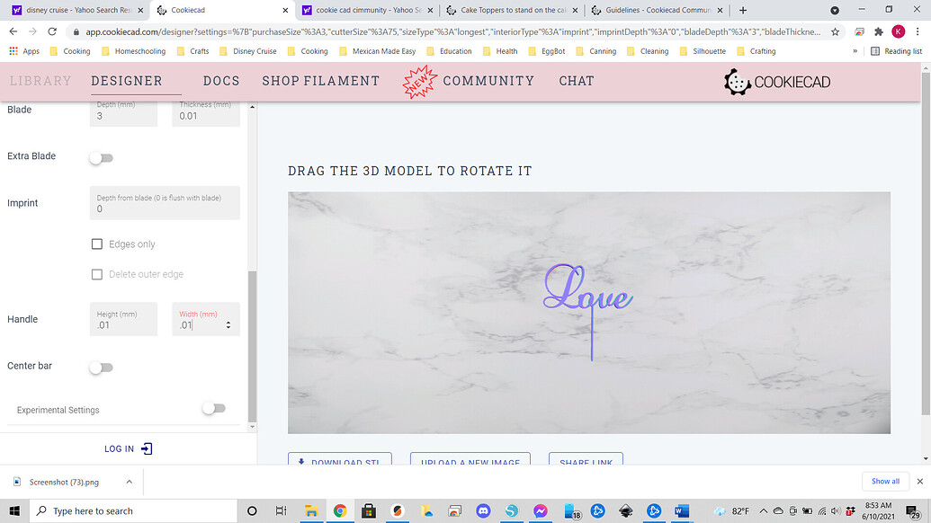 How to make a 3D Printed Cake Topper using Cookiecad - Cookiecad ...